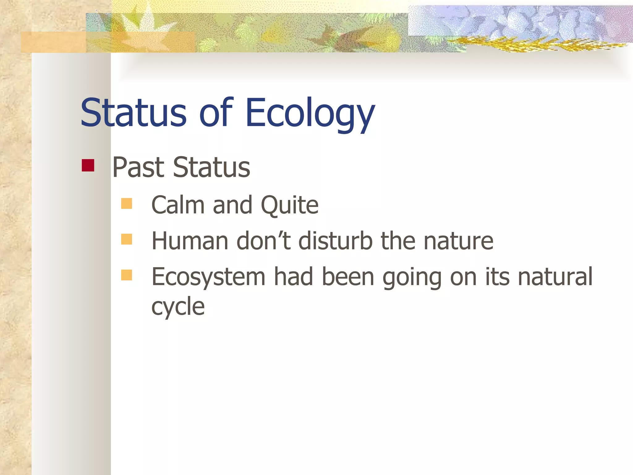Ecology | PPT