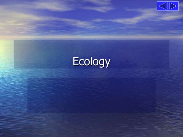 Intro to Ecology | PPT