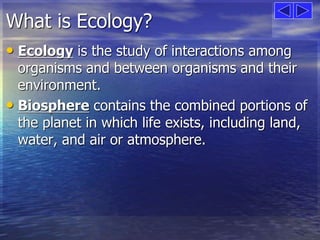 Intro to Ecology | PPTX | Biological Sciences | Science