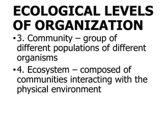 Ecology | PPTX