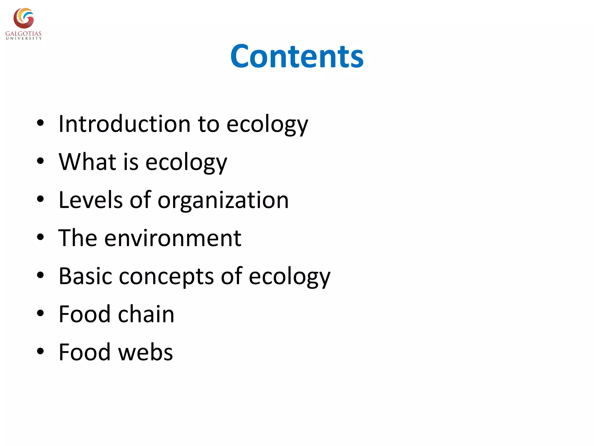 Ecology | PDF