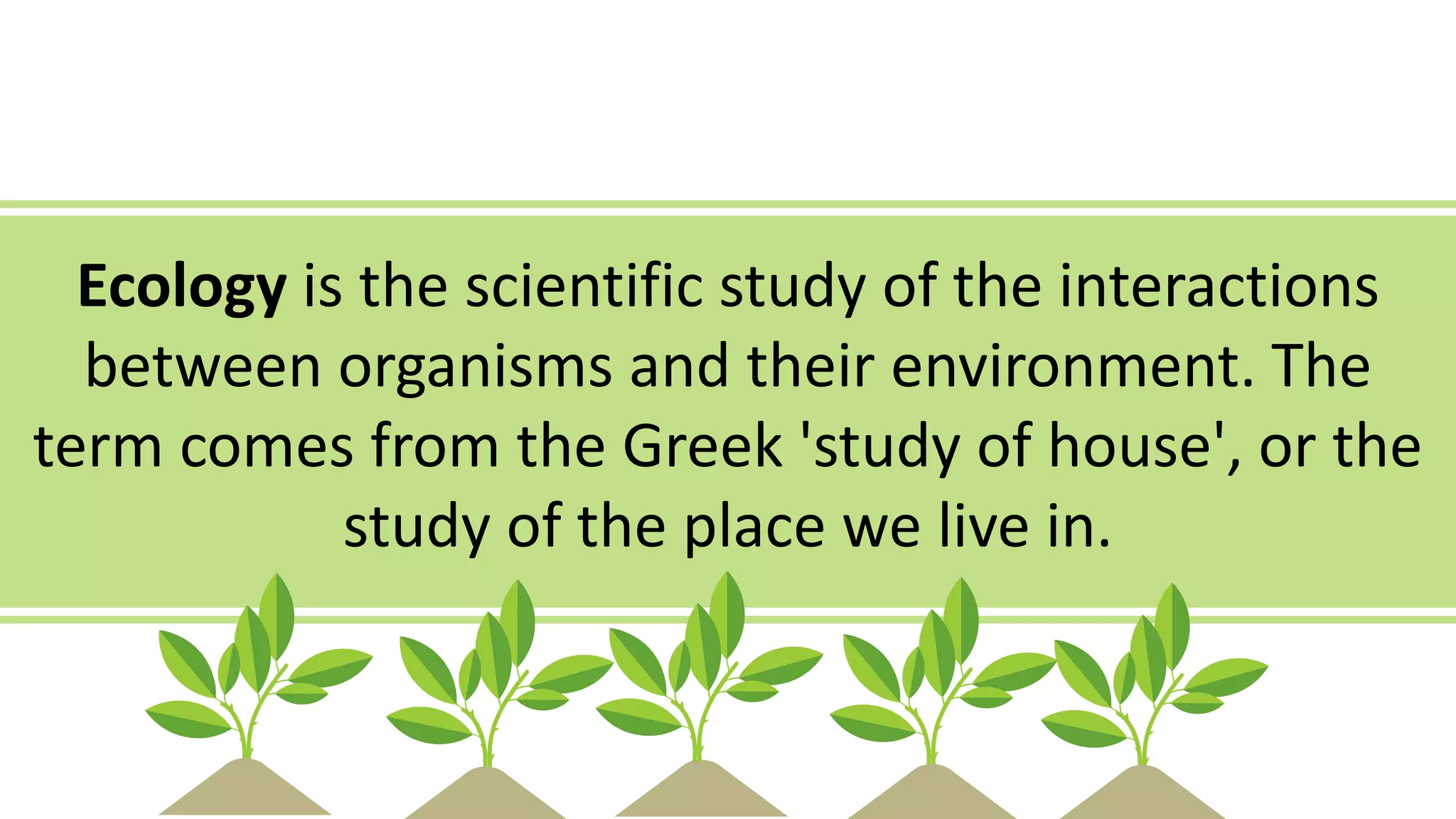 Ecology | PPTX | Geography | Science