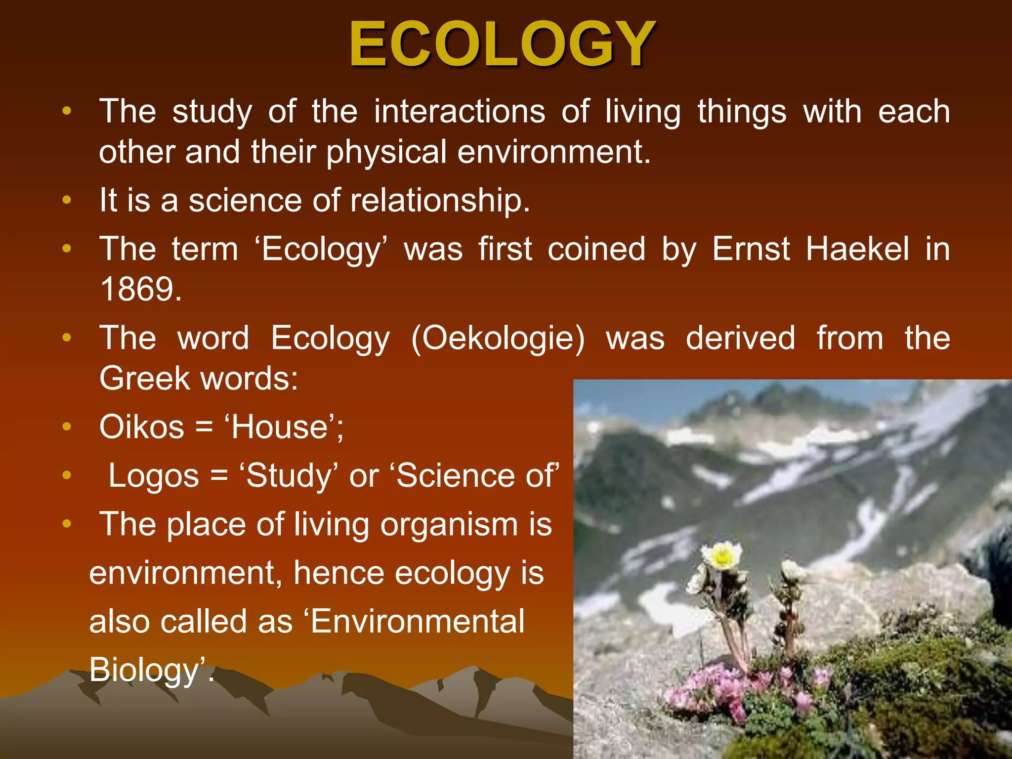 Ecology | PPT