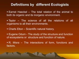 Ecology | PPT