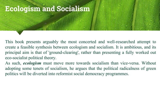 Eco-Socialism From Deep Ecology to Social Justice.pptx