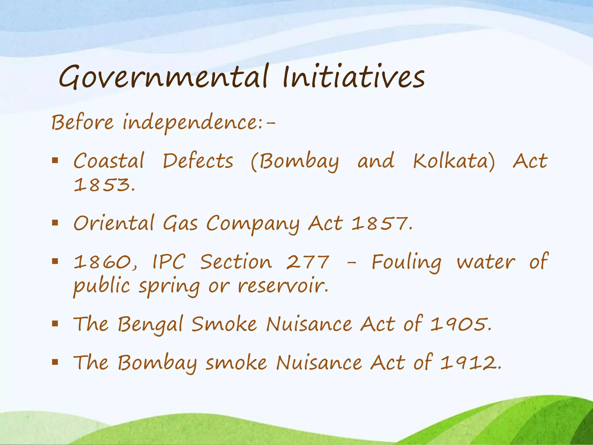 Government initiatives to ecology .pptx