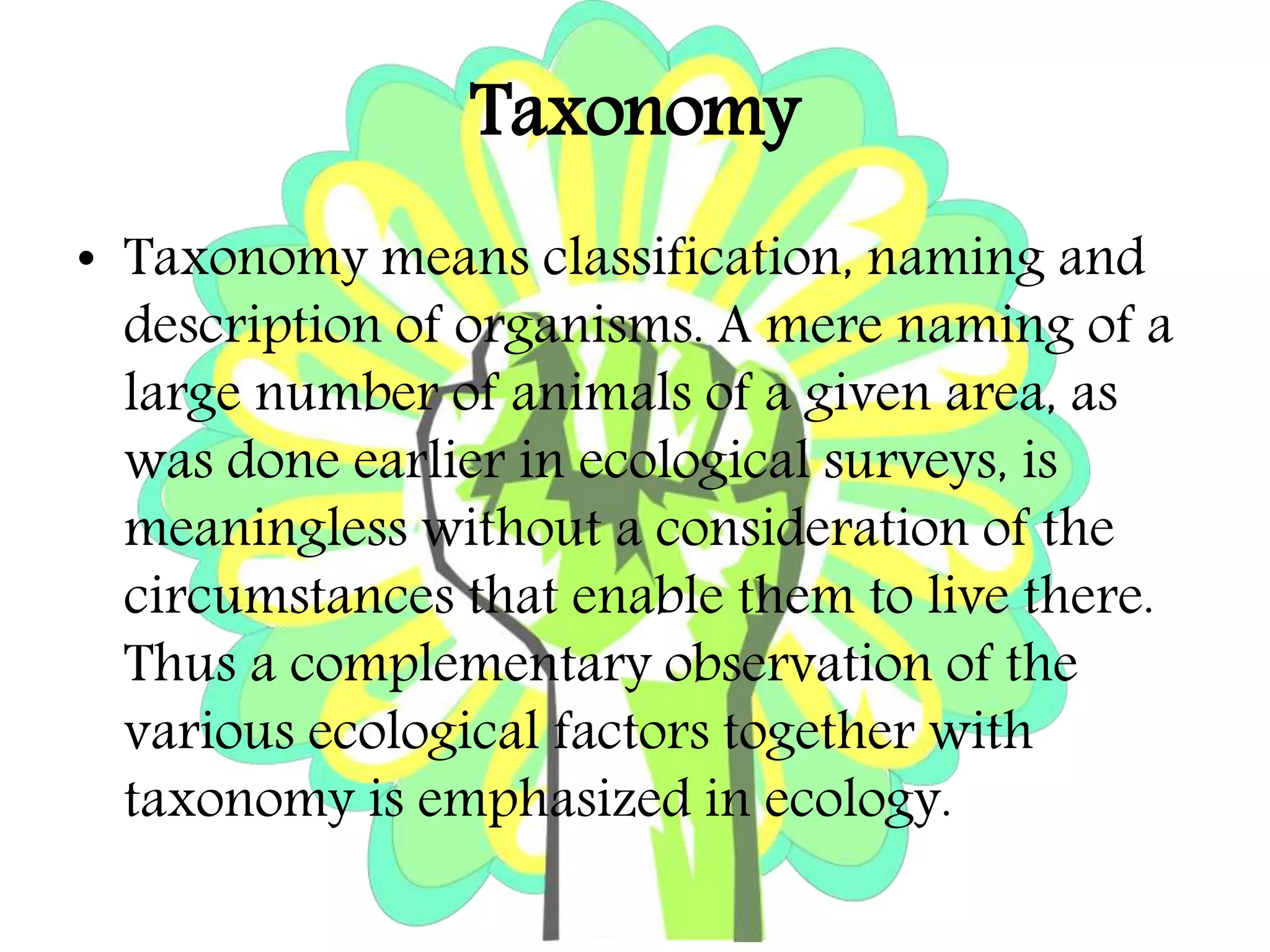 Ecology definition & scope | PPT
