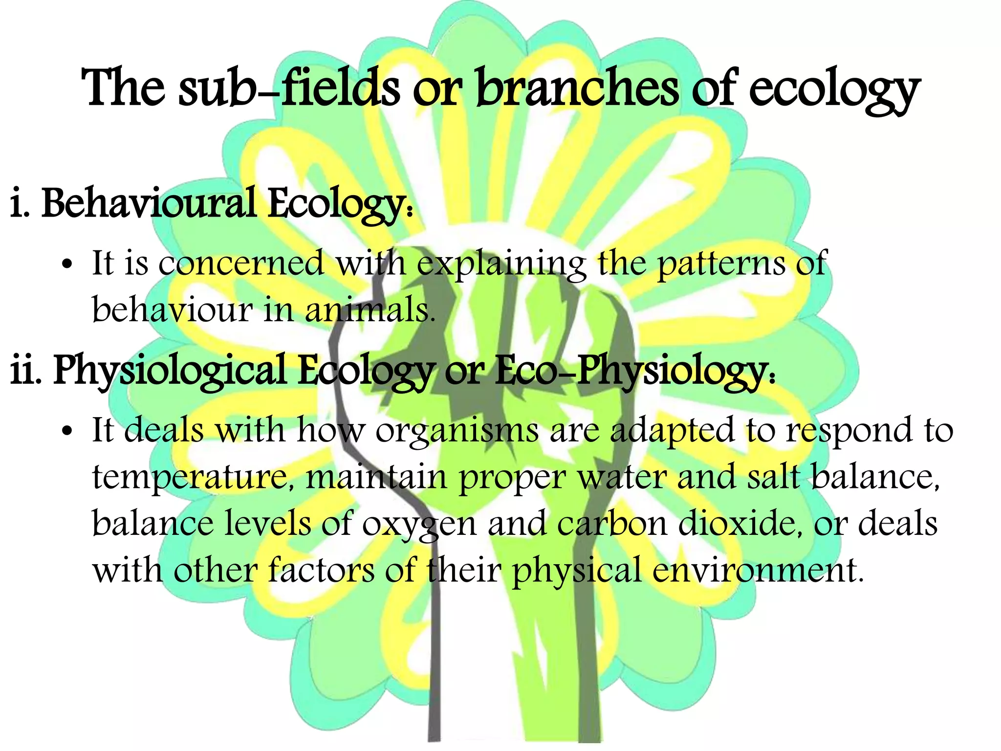 Ecology definition & scope | PPT