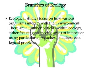 Ecology definition & scope | PPT