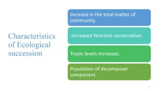 Ecology ecological succession | PPT