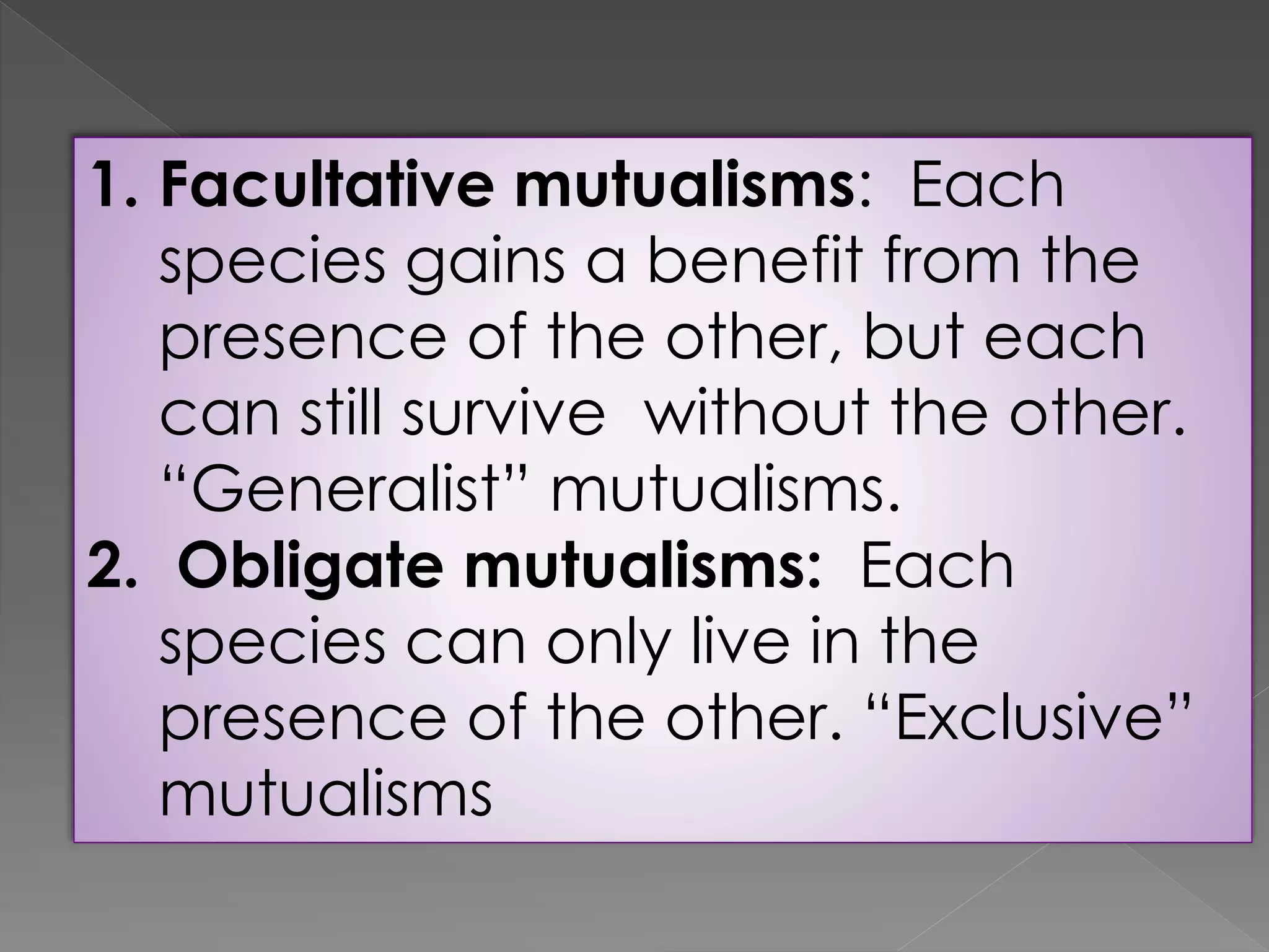 Mutualism and Neutralism | PPTX
