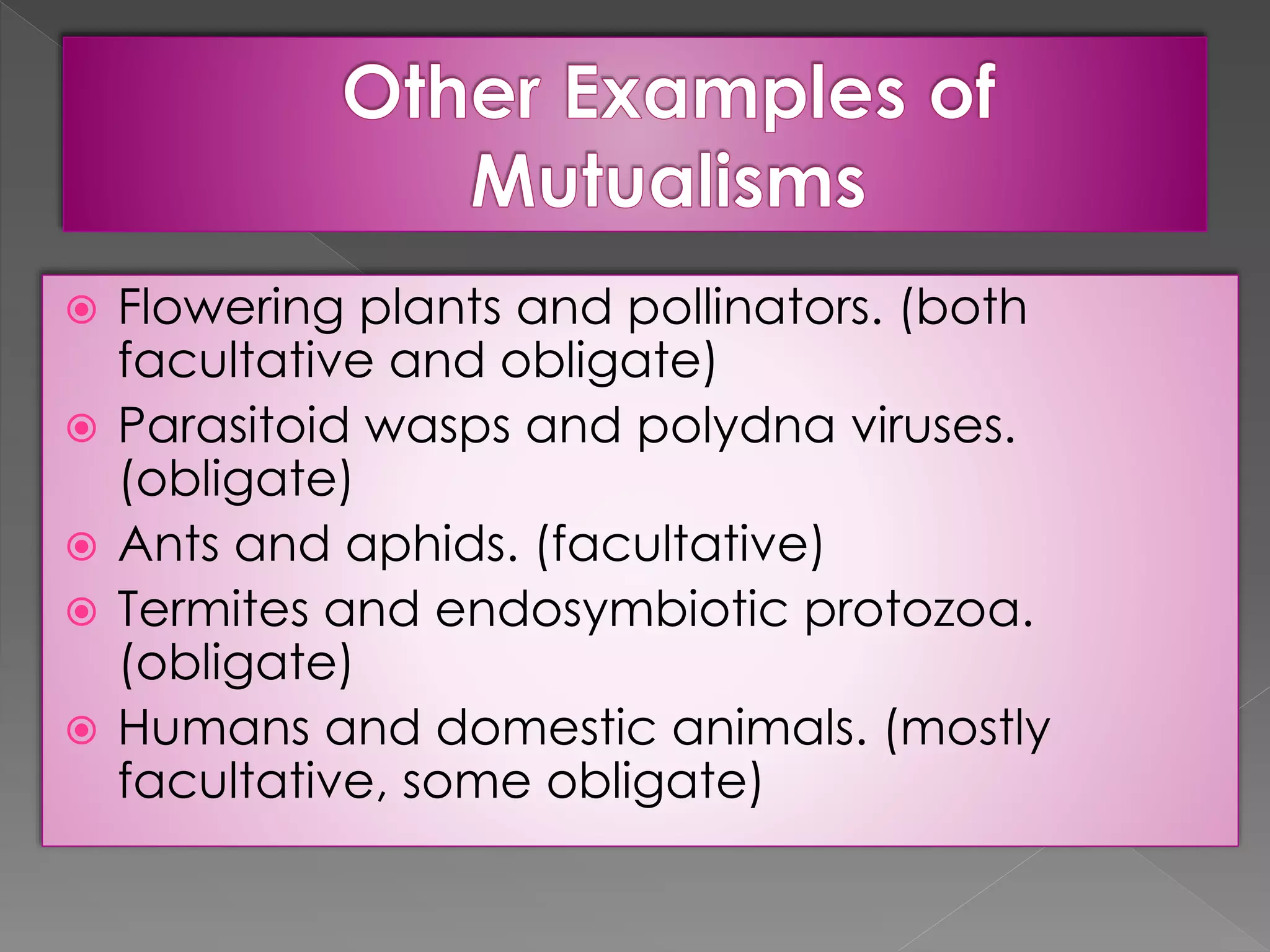 Mutualism and Neutralism | PPTX