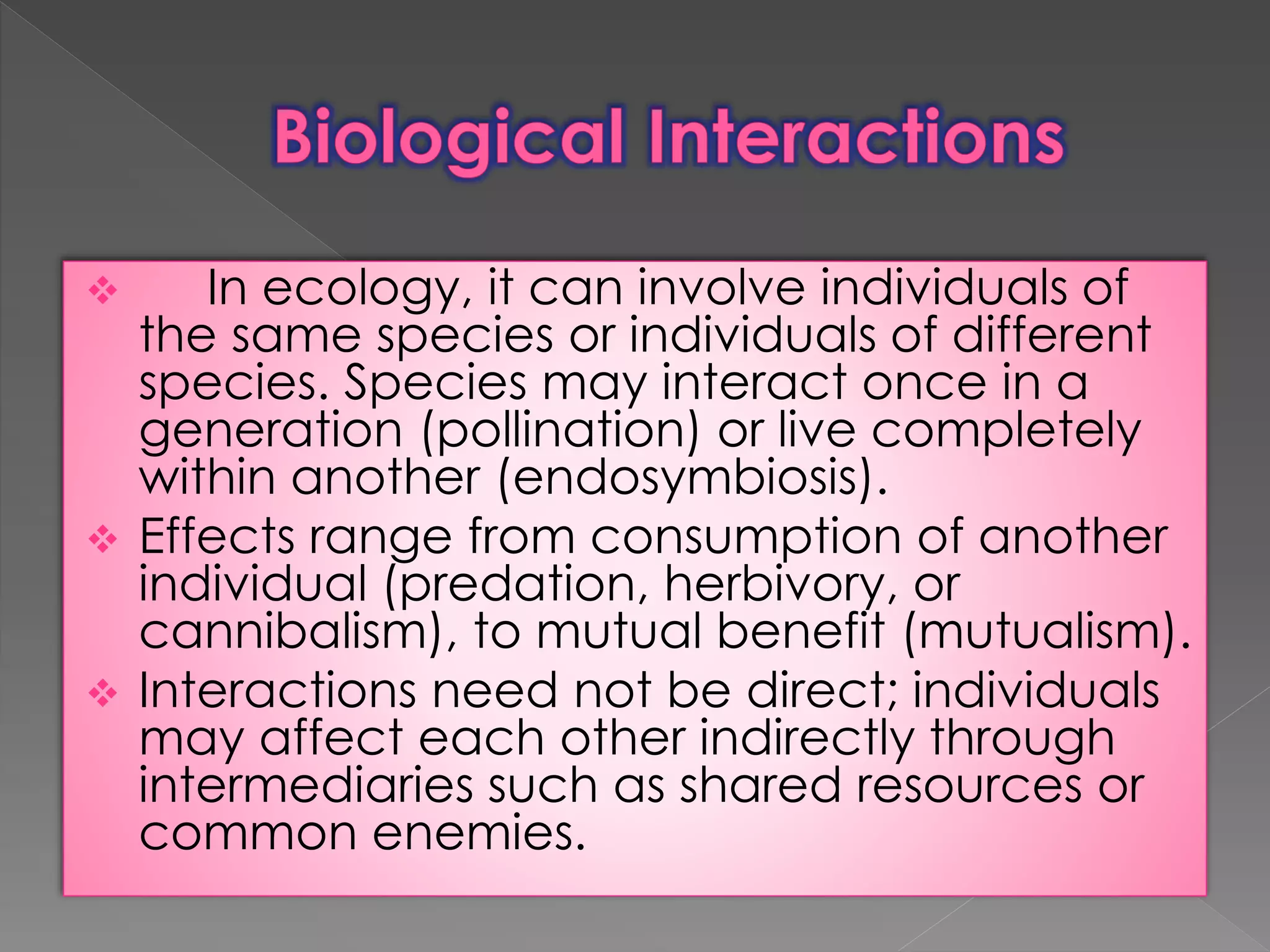 Mutualism and Neutralism | PPTX