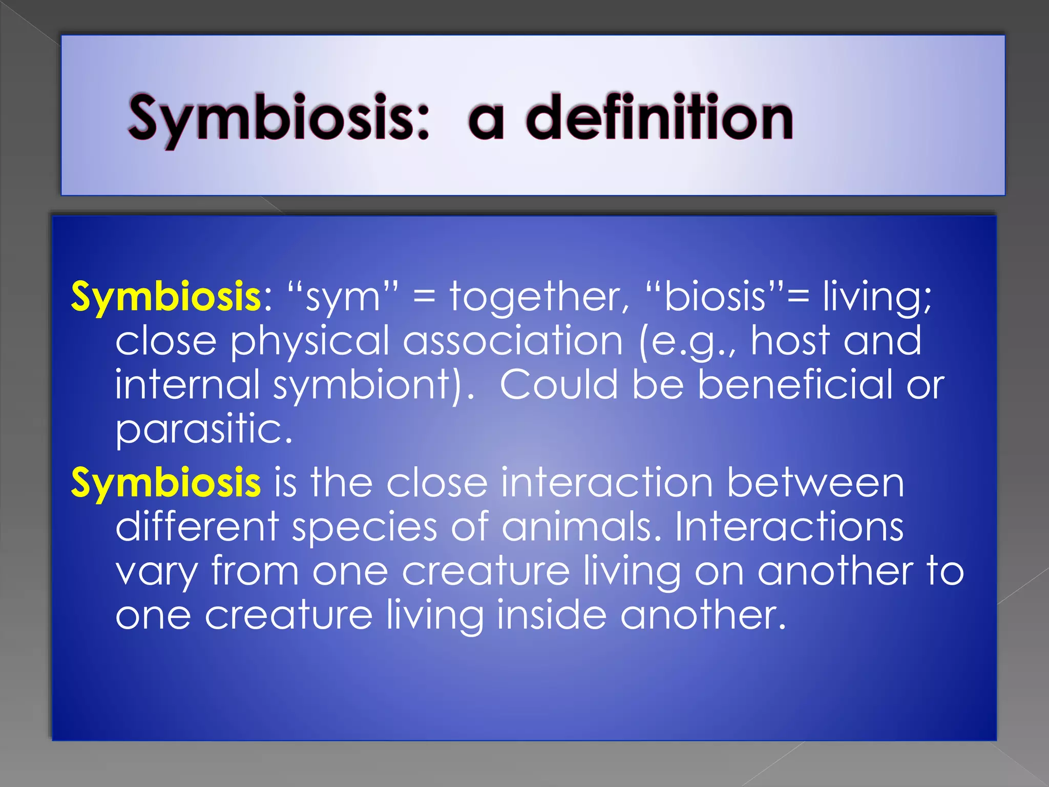 Mutualism and Neutralism | PPTX