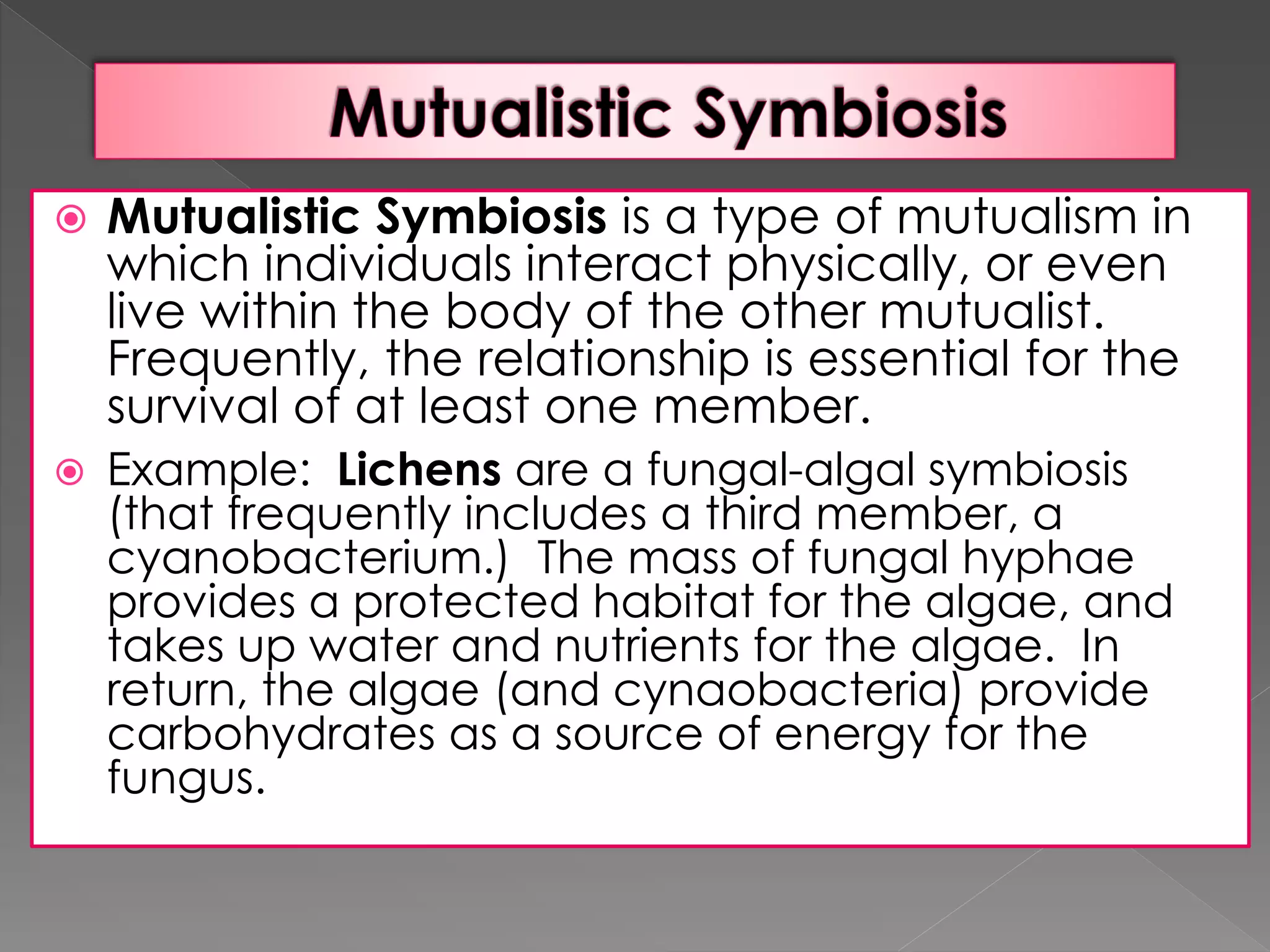 Mutualism and Neutralism | PPTX