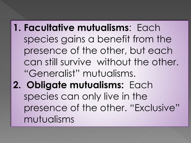 Mutualism and Neutralism | PPTX