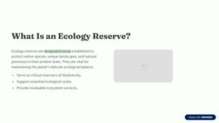 Ecology-Reserves-Guardians-of-Biodiversity-and-Ecosystem | PDF