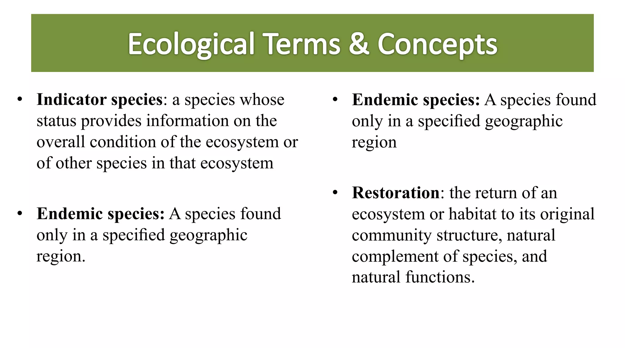 Ecology 407 Organism and their Interaction with their environment | PPTX