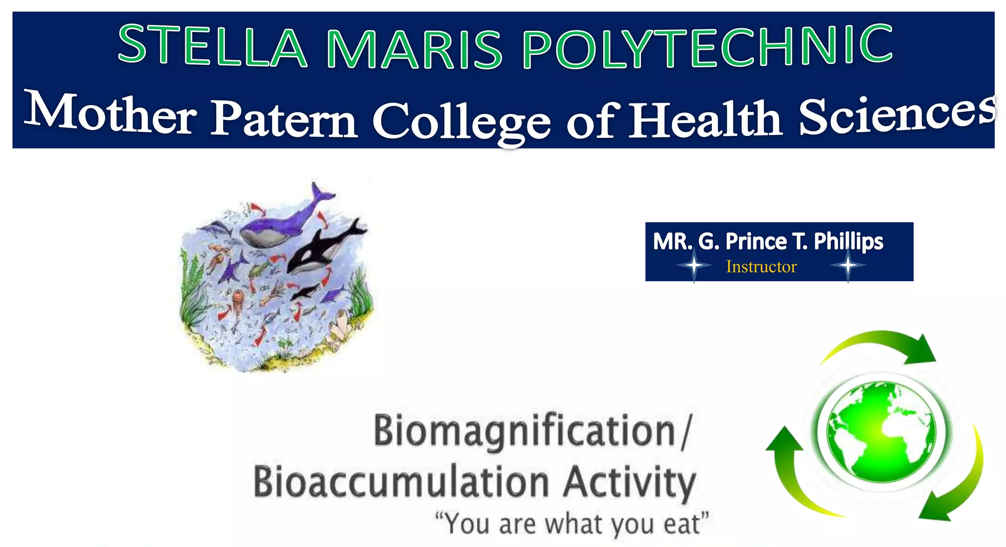 Ecology 407 2018 lecture 2 biological magnification | PPT