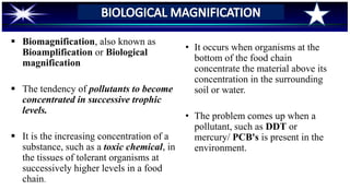 Ecology 407 2018 lecture 2 biological magnification | PPT