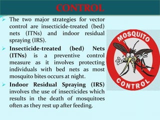 Ecology and control of mosquito | PPTX