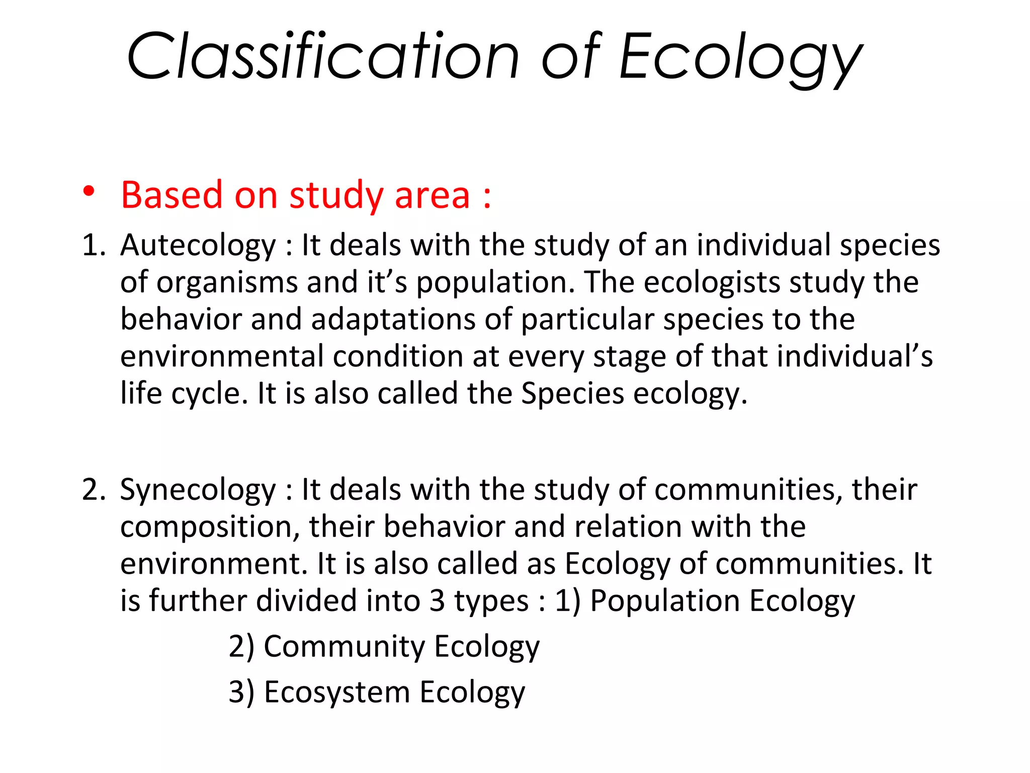 Ecology and ecosystem | PPT