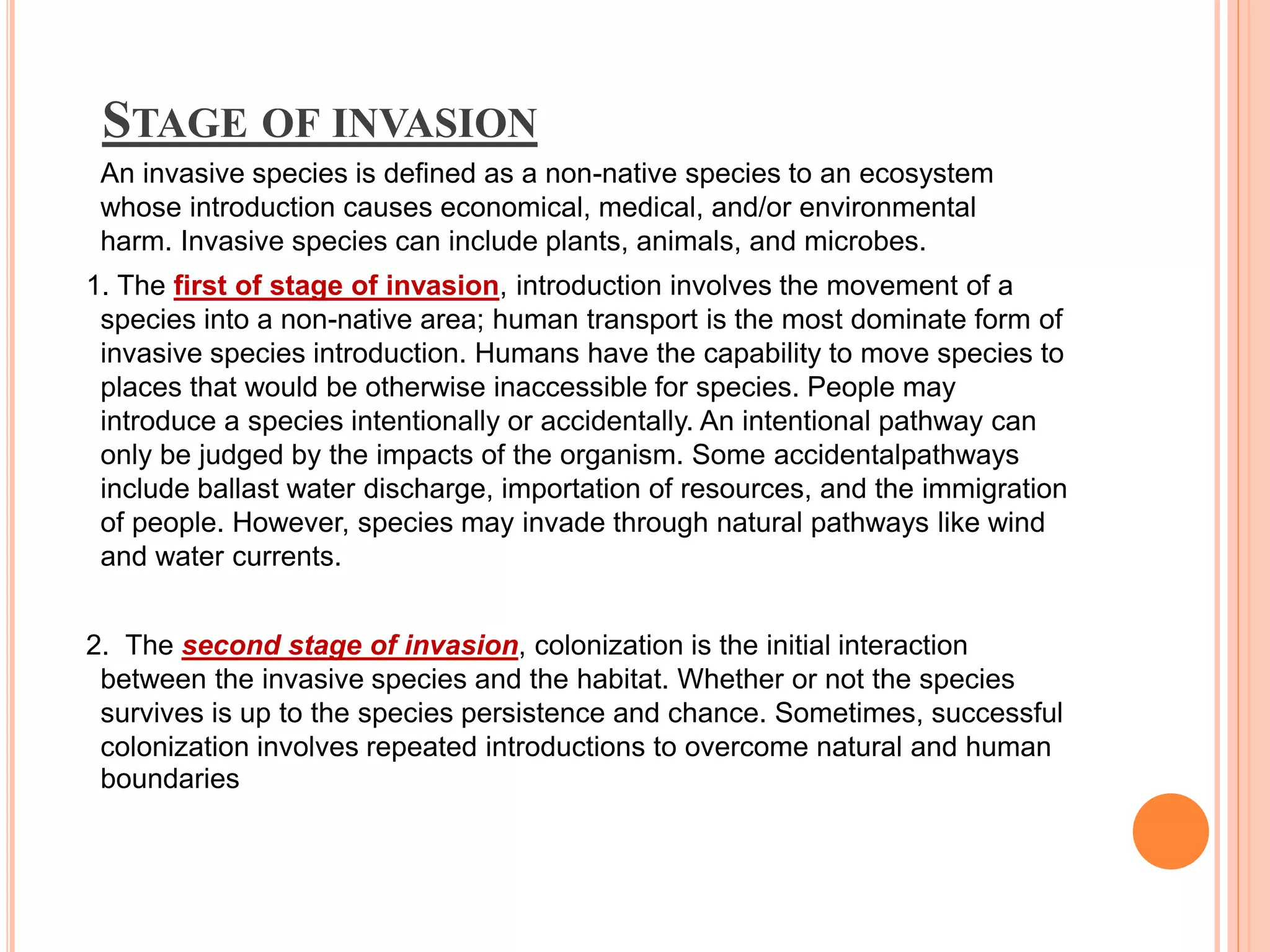 Biological Invasion - Ecology | PPTX