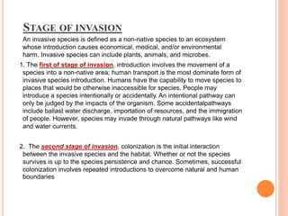 Biological Invasion - Ecology | PPTX