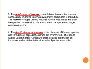 Biological Invasion - Ecology | PPTX