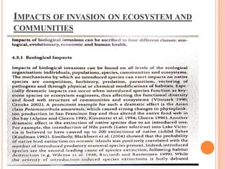 Biological Invasion - Ecology | PPTX
