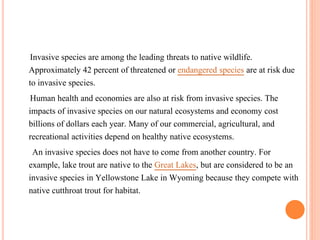 Biological Invasion - Ecology | PPTX