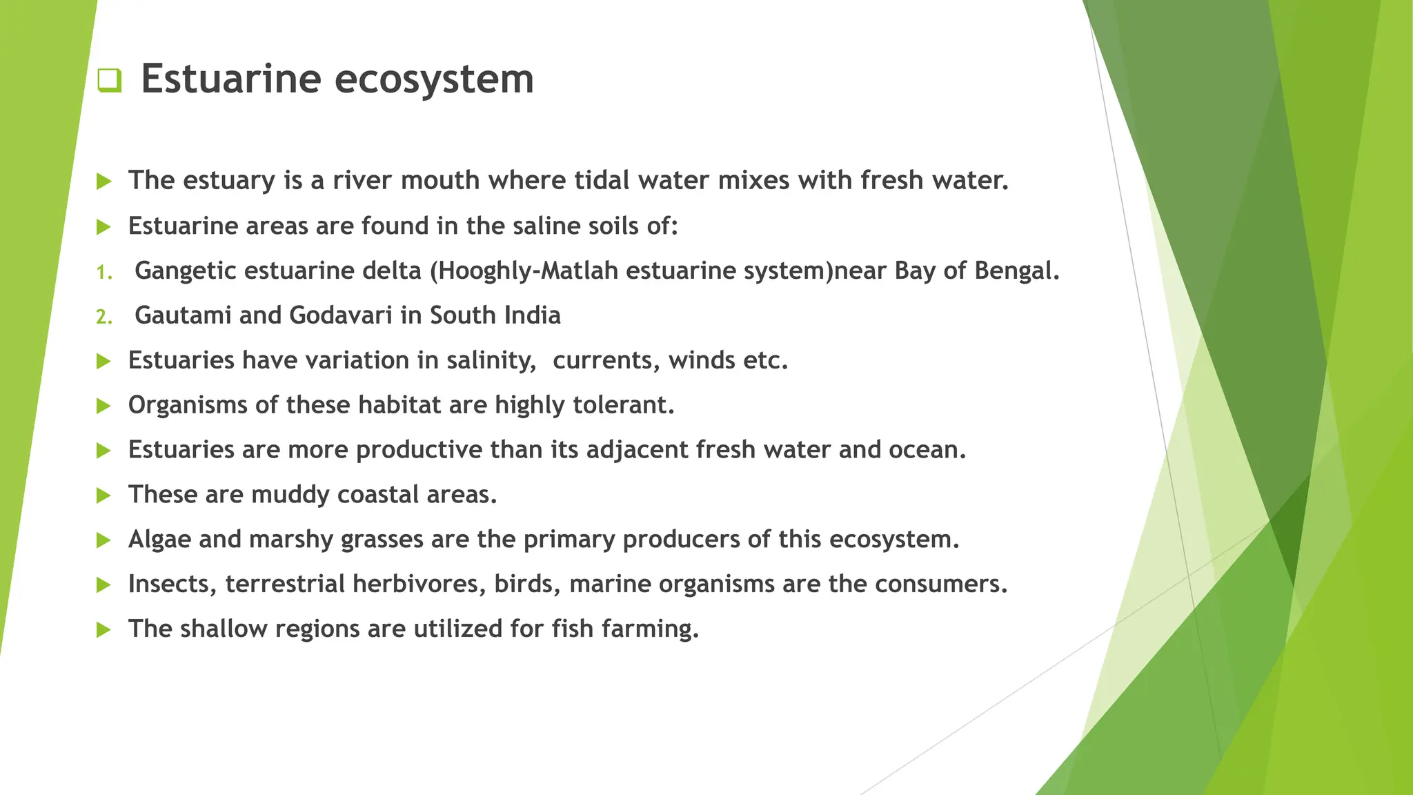 Ecology and types of ecosystem, factors and energy flowpptx | PPTX