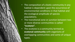 Concept of community and sampling methods | PPTX