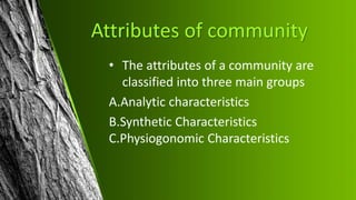 Concept of community and sampling methods | PPTX