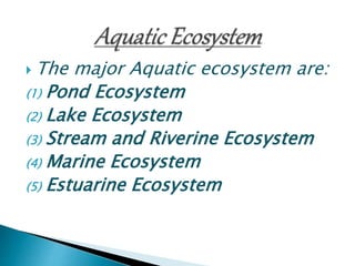 Ecology & Ecosystem | PPT