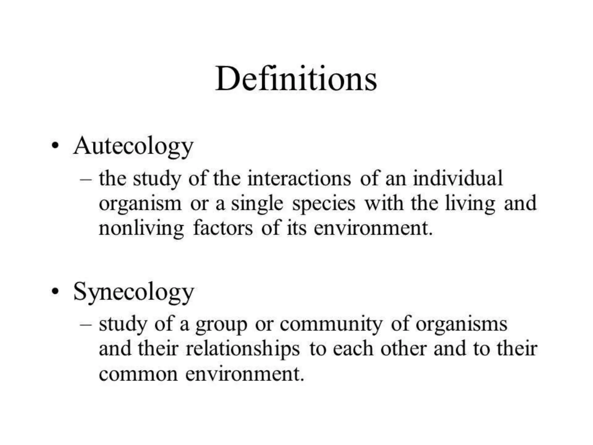 Ecology & Ecosystem | PPTX | Geography | Science
