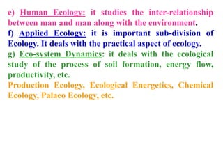 Ecology & Ecosystem | PPTX | Geography | Science