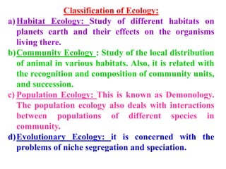 Ecology & Ecosystem | PPTX | Geography | Science