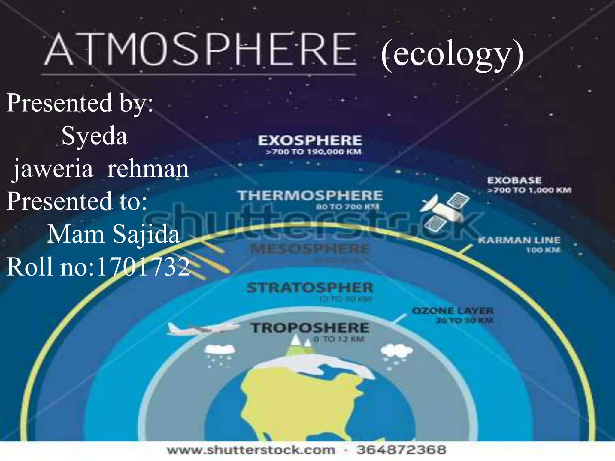 atmosphere and its layers | PPTX