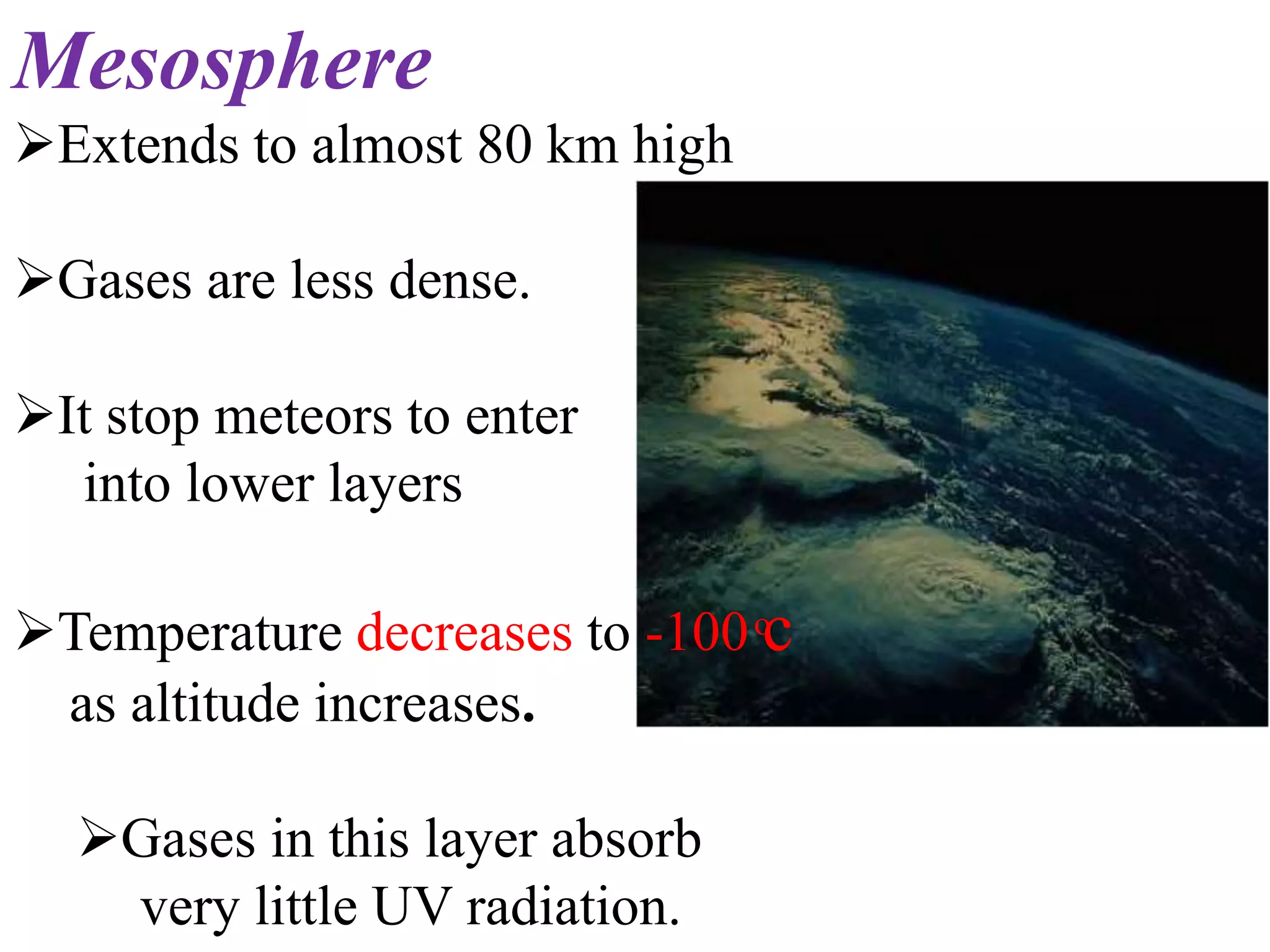 atmosphere and its layers | PPTX