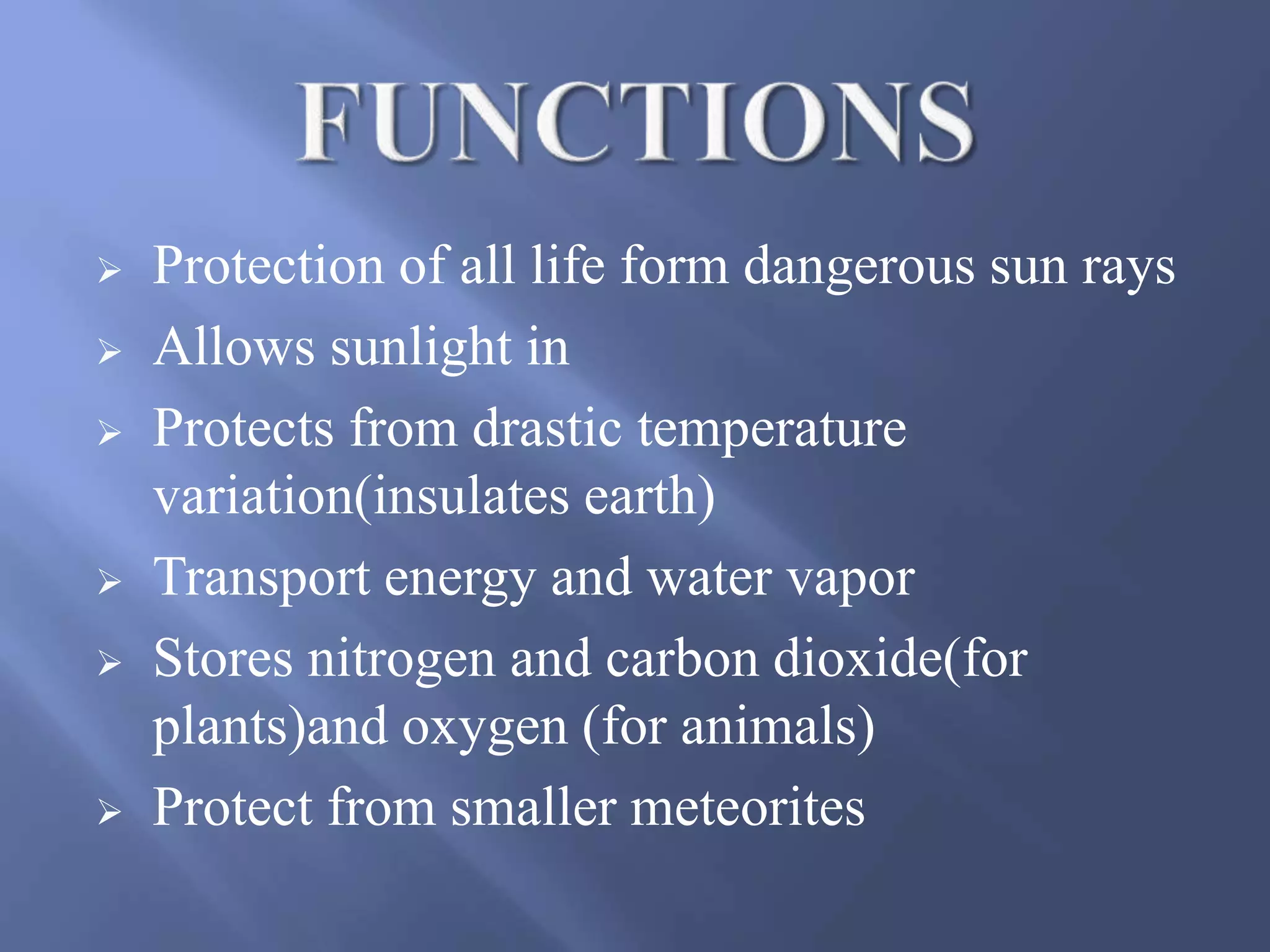 atmosphere and its layers | PPTX
