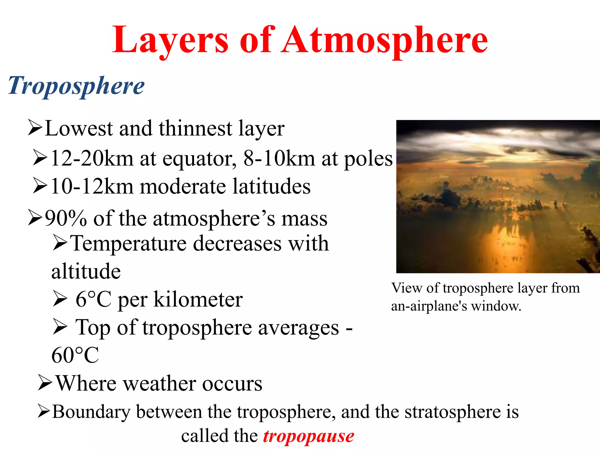 atmosphere and its layers | PPTX