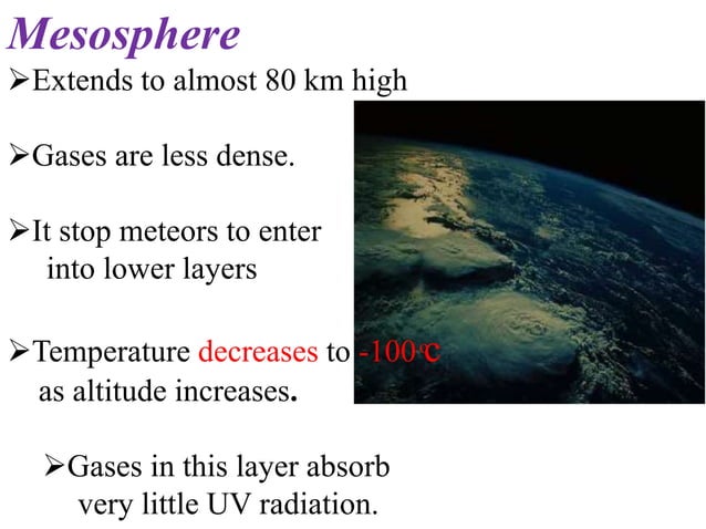 atmosphere and its layers | PPTX | Weather | Science