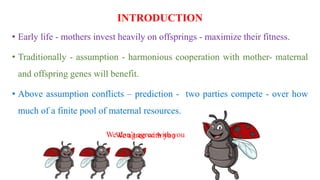 Parent offspring conflicts and sibling rivalry in insects | PPTX ...