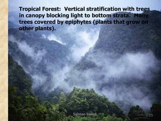 Ecology General Introduction by Salman Saeed Lecturer Botany UCMS ...