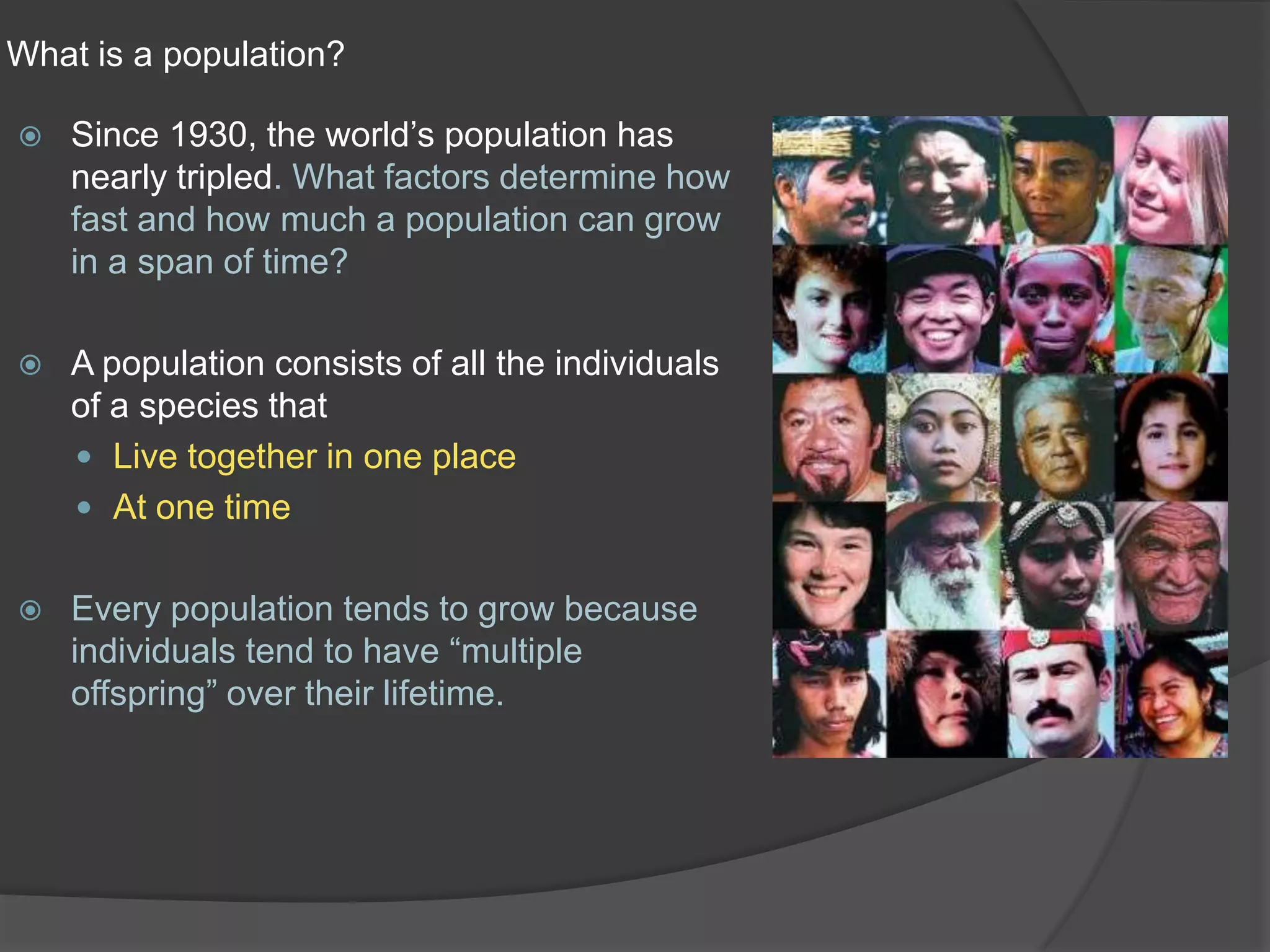 Ecology how population grow | PPTX