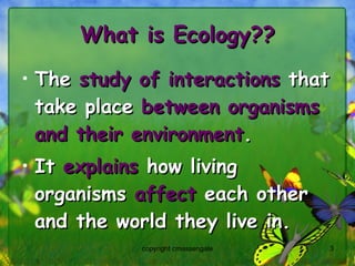 Ecology introduction | PPT
