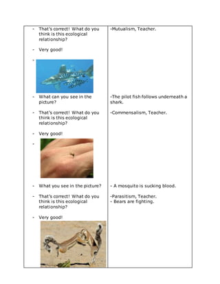 Ecology Lesson Plan | DOCX