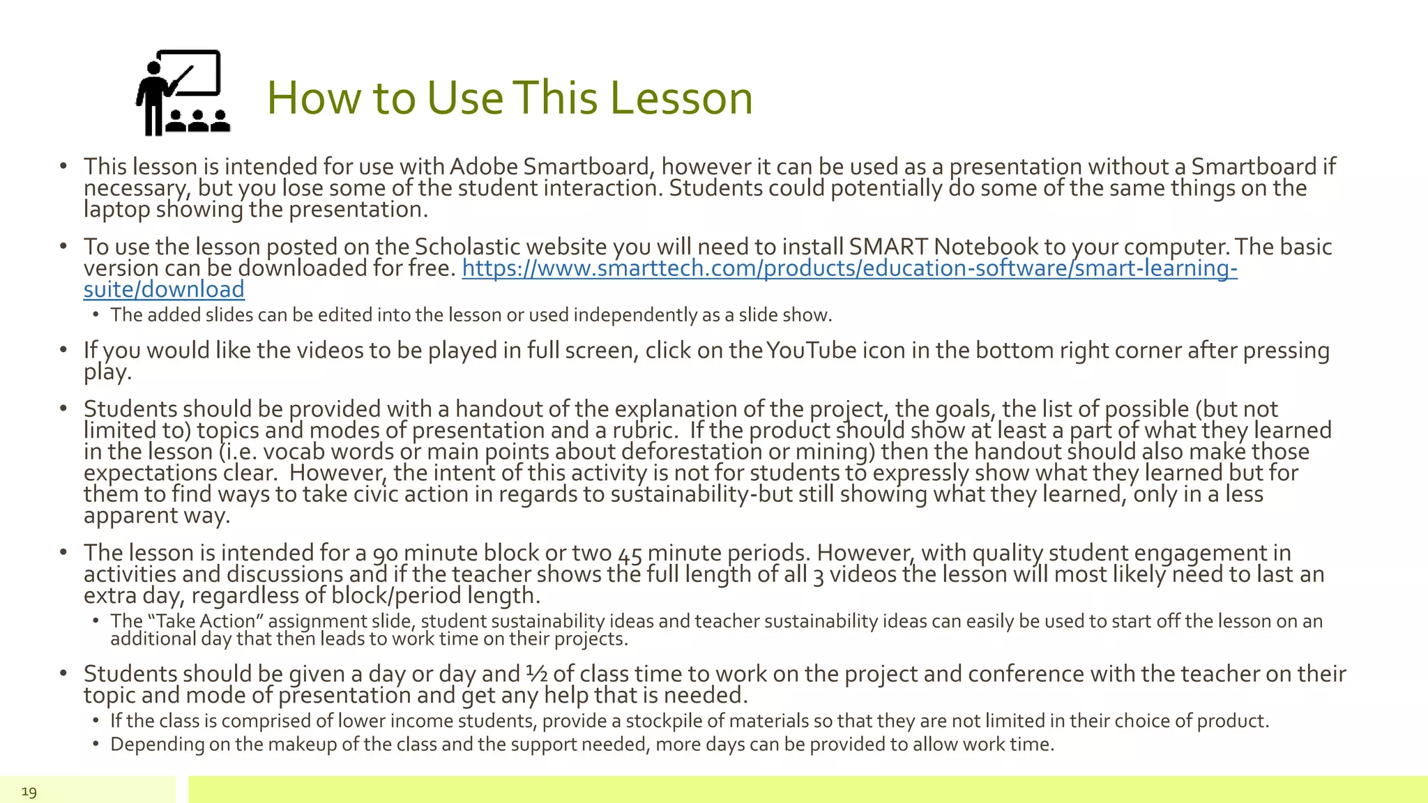 Ecology lesson plan | PPT