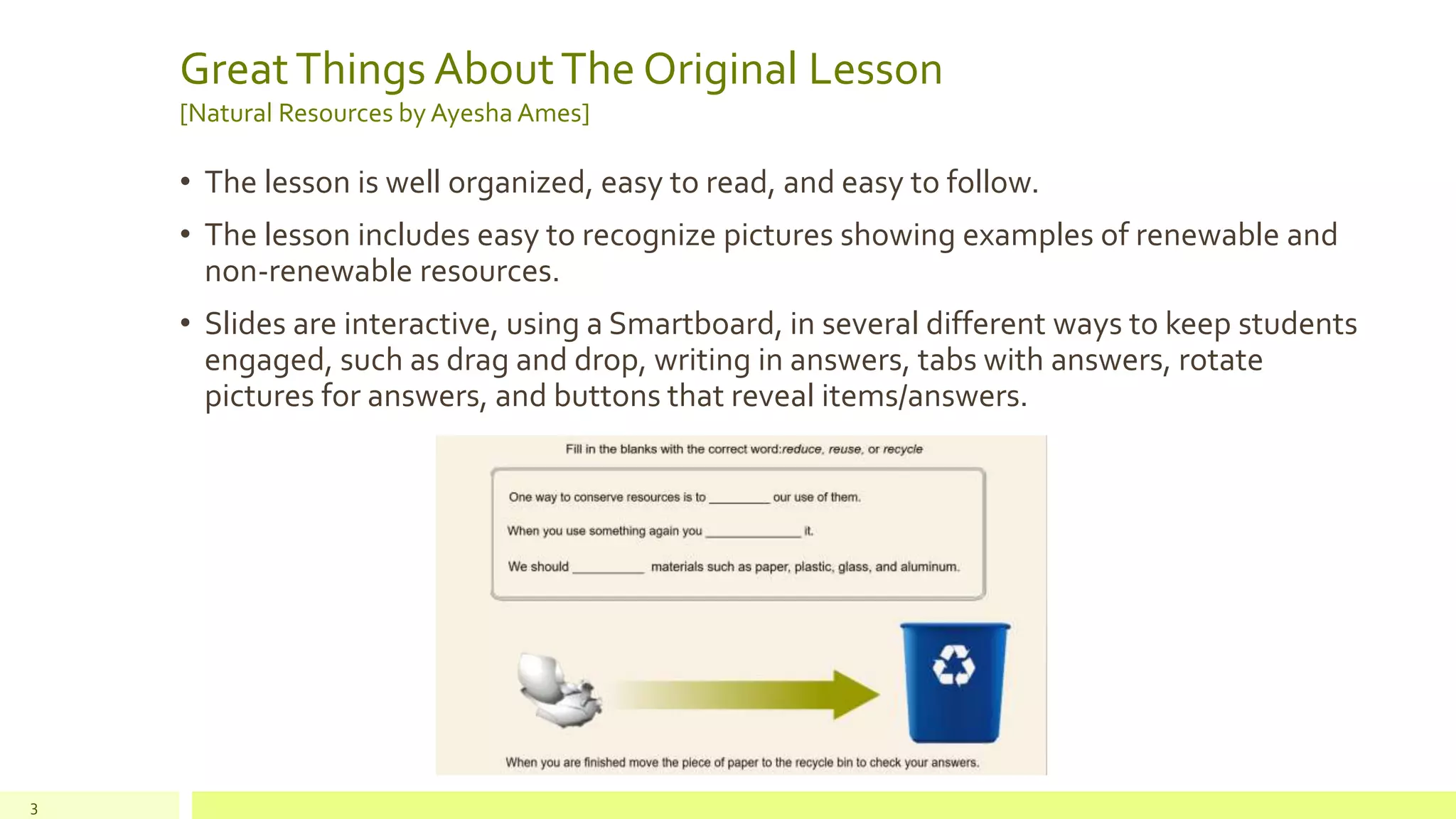 Ecology lesson plan | PPT